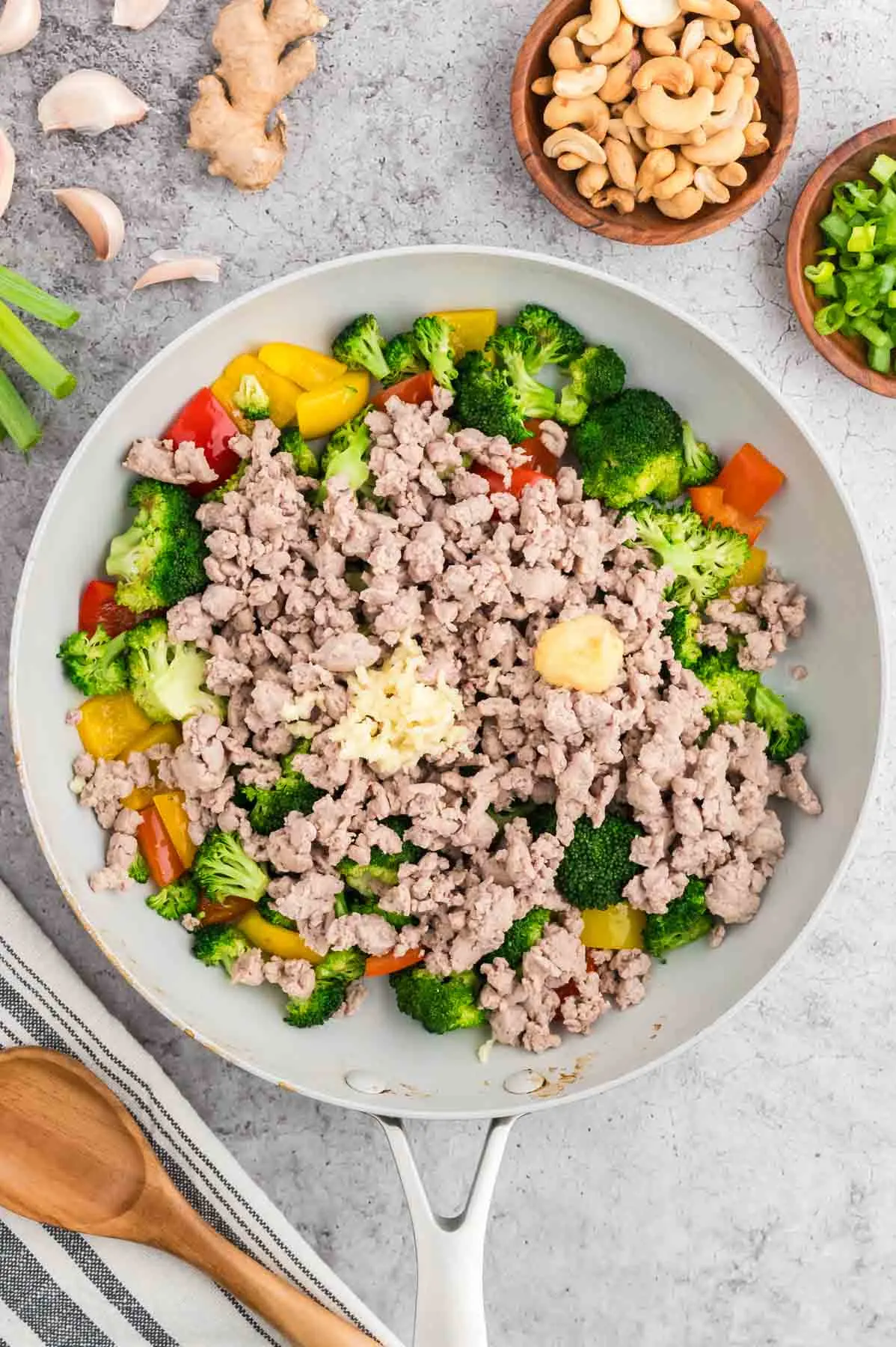 Ground Turkey Stir Fry - THIS IS NOT DIET FOOD