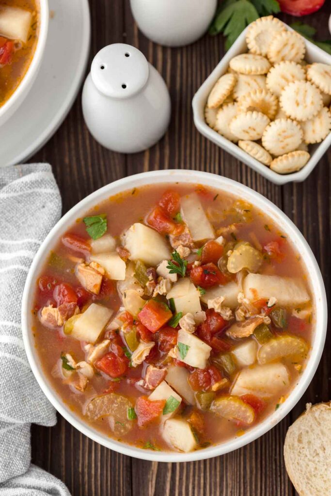 Manhattan Clam Chowder - THIS IS NOT DIET FOOD