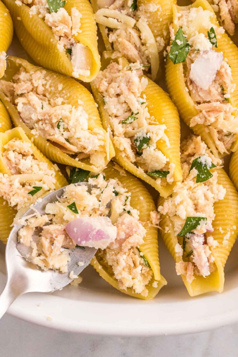 Tuna Stuffed Shells - THIS IS NOT DIET FOOD