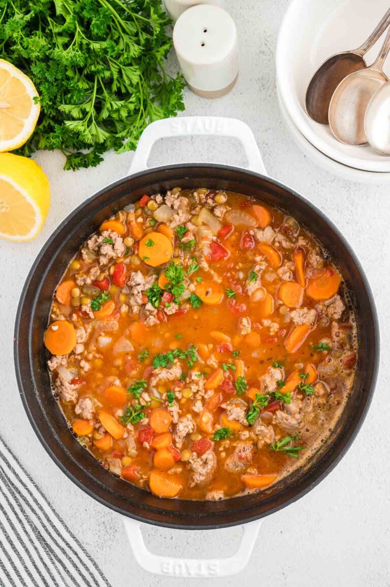 Turkey Lentil Soup - THIS IS NOT DIET FOOD