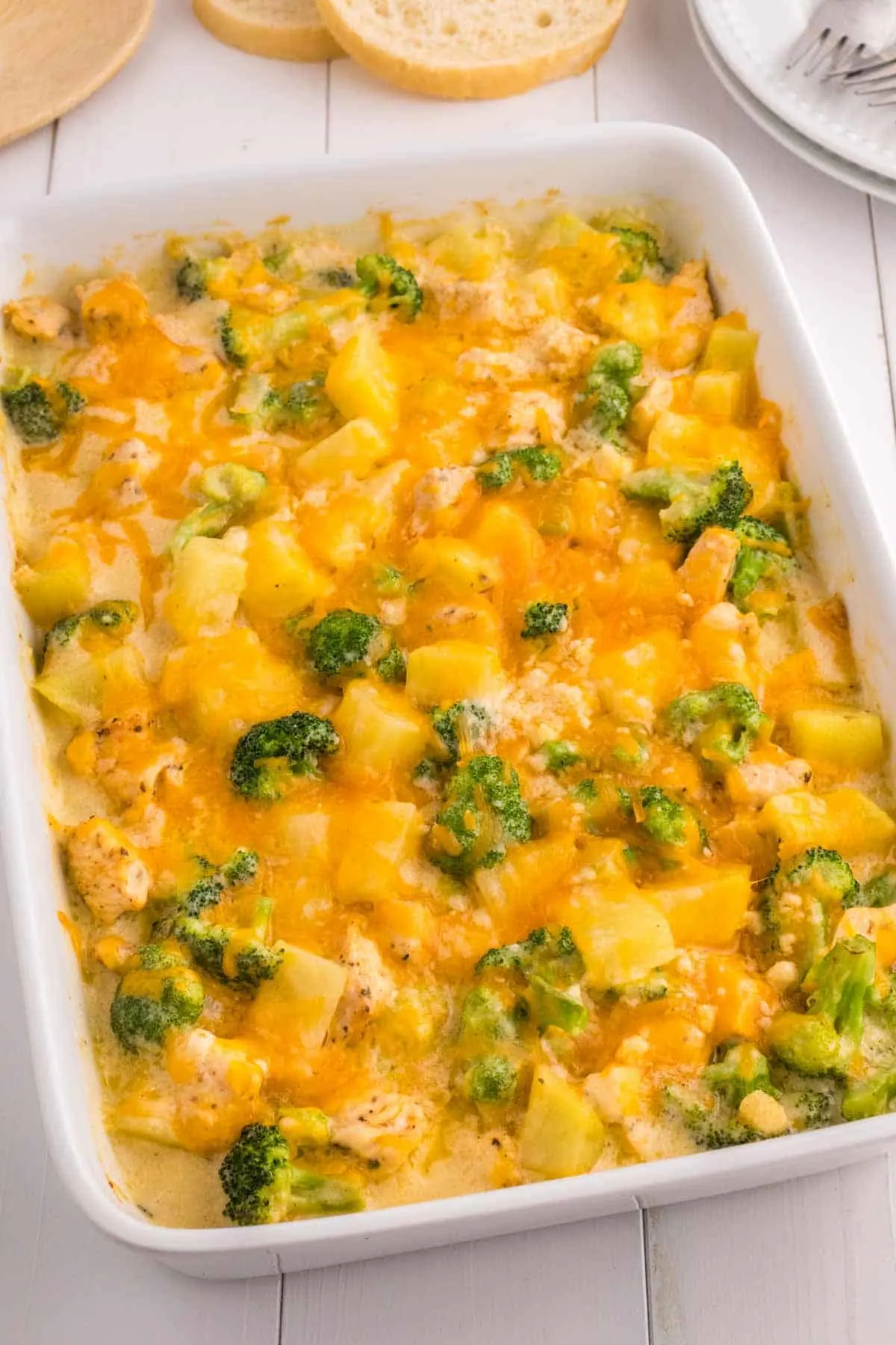 Chicken Broccoli Potato Casserole - THIS IS NOT DIET FOOD