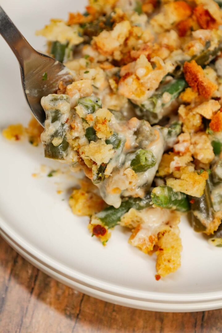 Green Bean Stuffing Casserole - THIS IS NOT DIET FOOD