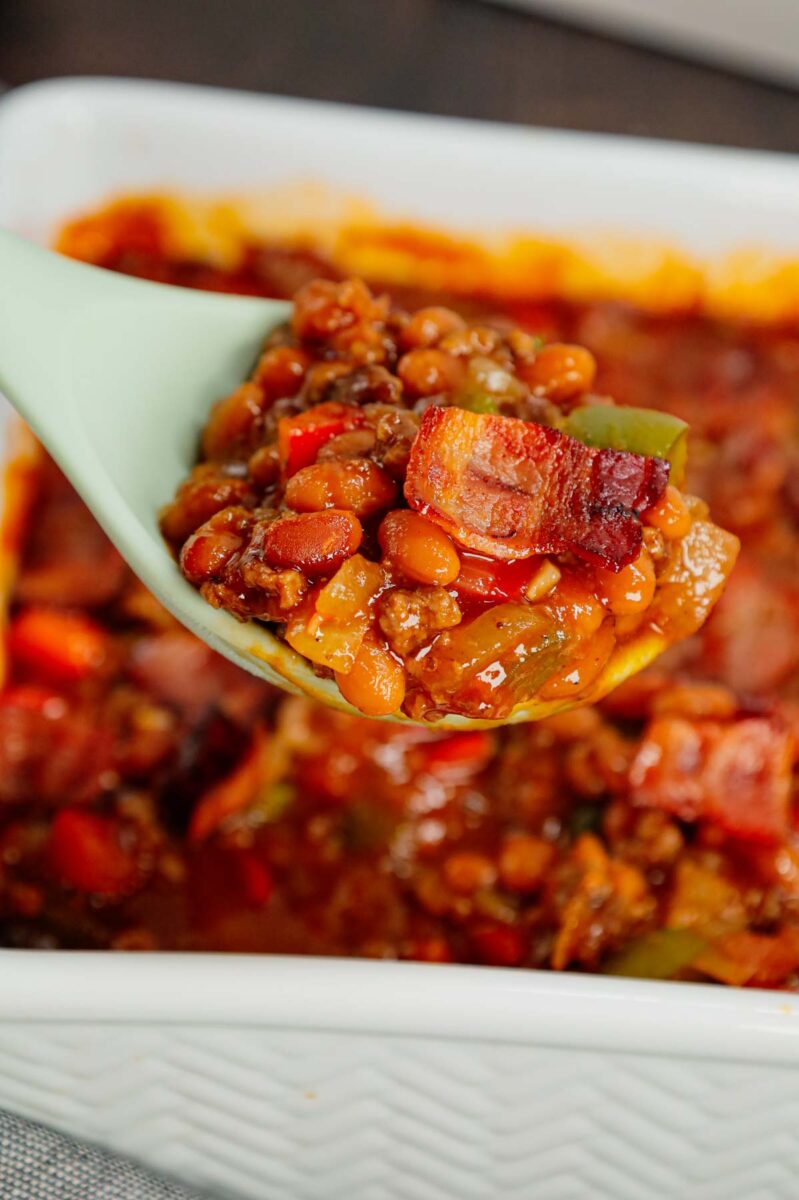 Baked Beans with Ground Beef - THIS IS NOT DIET FOOD