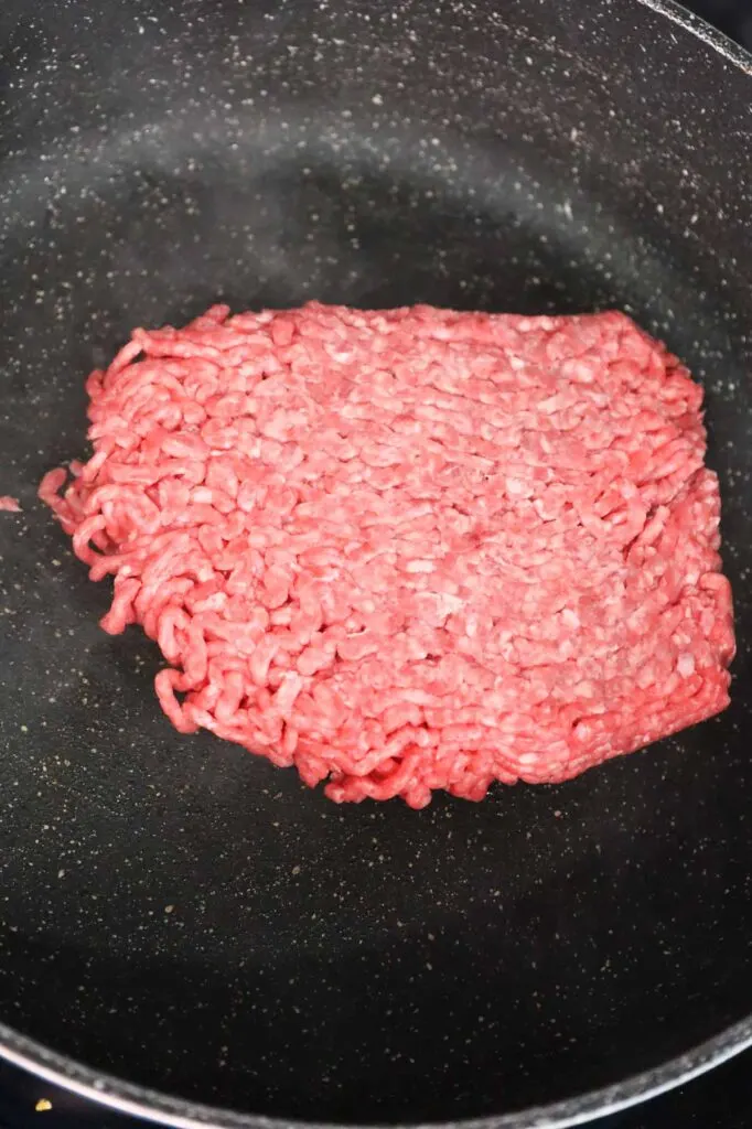 Cheesy Tomato Ground Beef and Rice - THIS IS NOT DIET FOOD