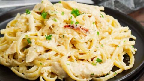 Chicken and Bacon Rotini Alfredo - THIS IS NOT DIET FOOD