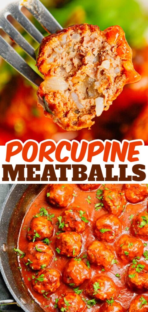Porcupine Meatballs with Tomato Soup - THIS IS NOT DIET FOOD