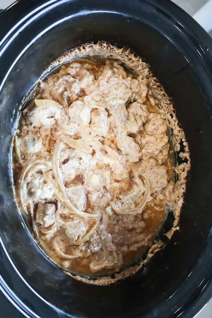 Crock Pot Beef Tips - THIS IS NOT DIET FOOD