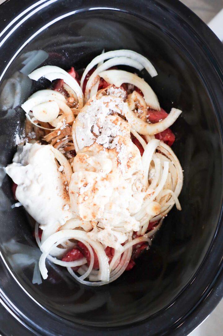 Crock Pot Beef Tips - THIS IS NOT DIET FOOD