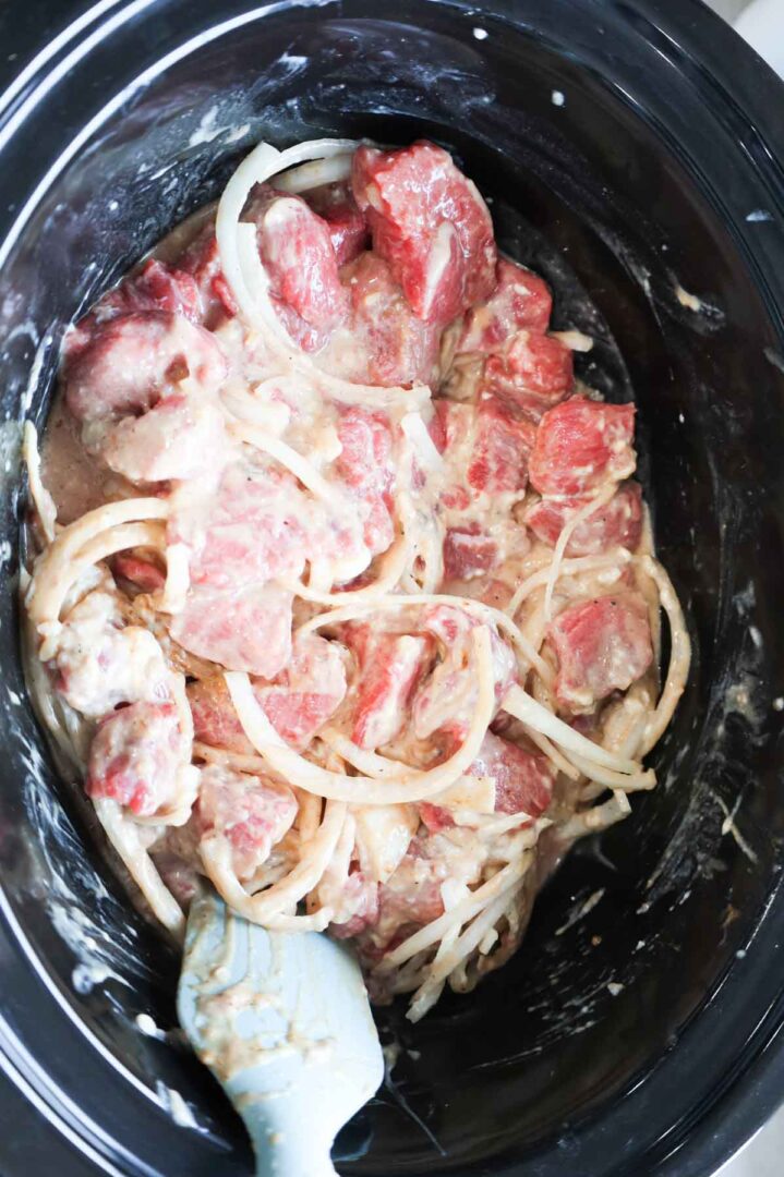 Crock Pot Beef Tips - THIS IS NOT DIET FOOD