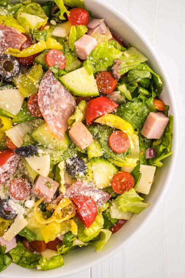 Italian Sub Salad - THIS IS NOT DIET FOOD