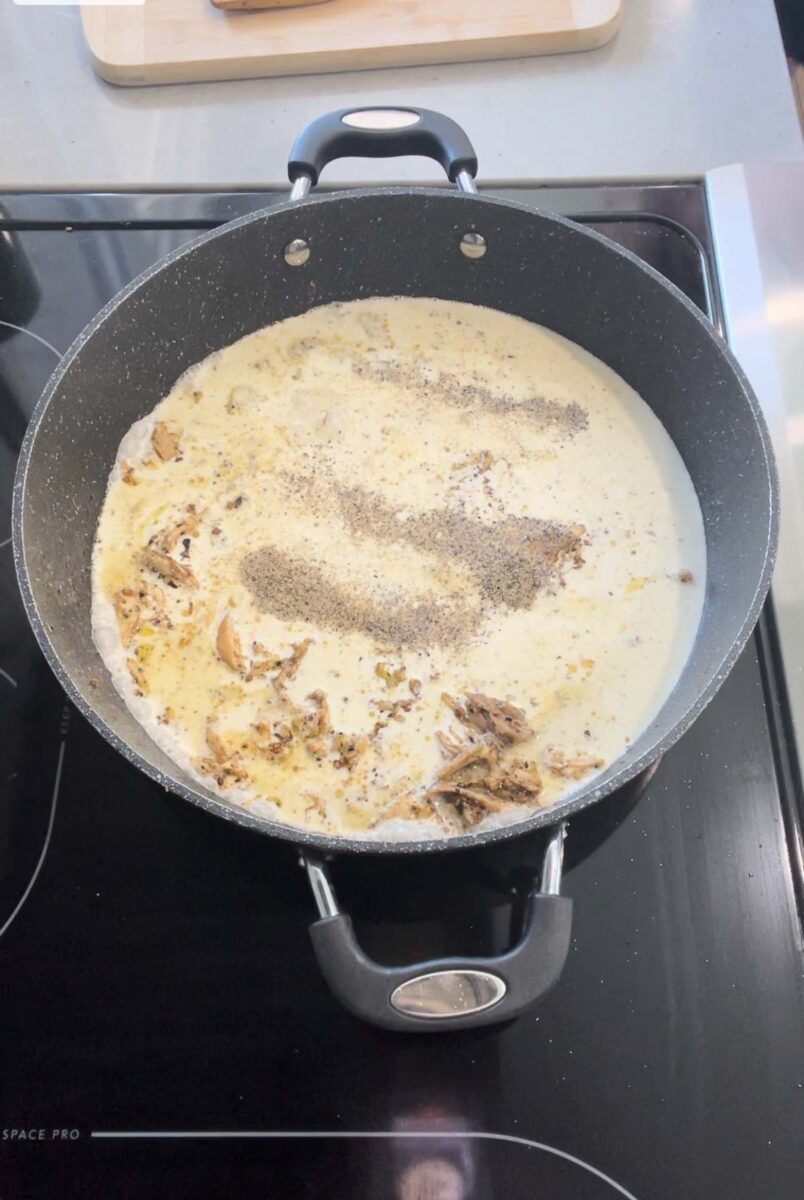 Chicken and Bacon Rotini Alfredo - THIS IS NOT DIET FOOD