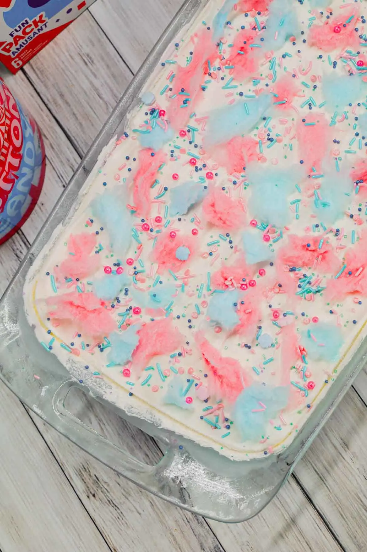 Cotton Candy Ice Cream Cake - THIS IS NOT DIET FOOD