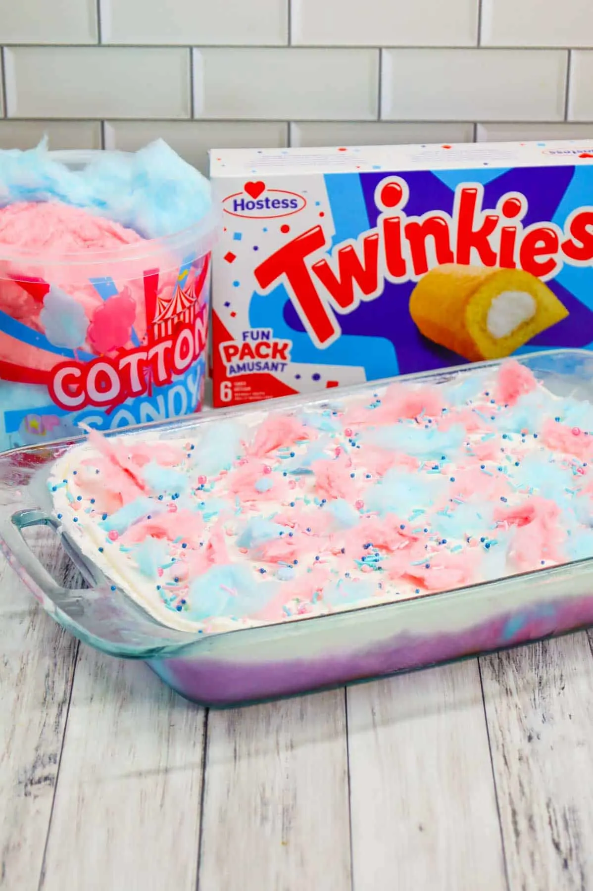Cotton Candy Ice Cream Cake - THIS IS NOT DIET FOOD