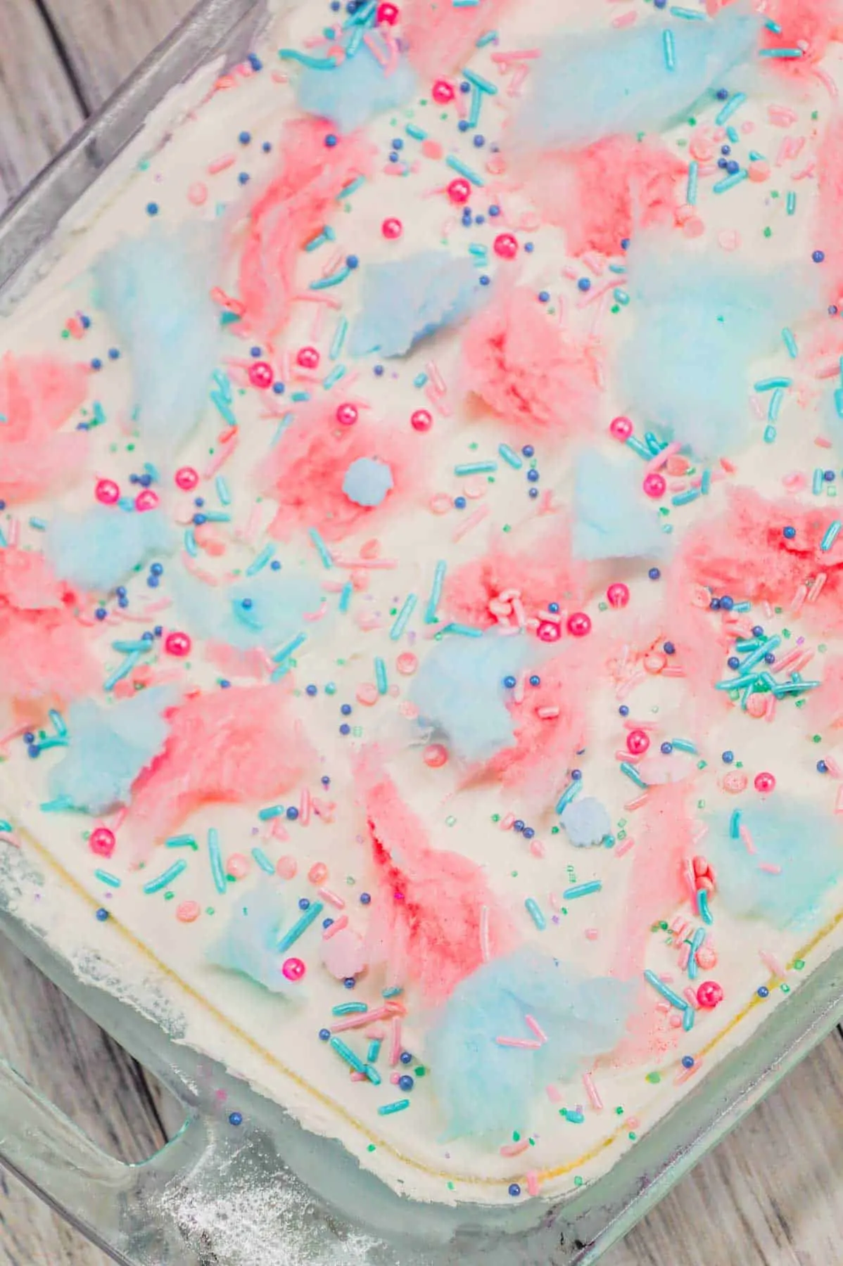 Cotton Candy Ice Cream Cake - THIS IS NOT DIET FOOD