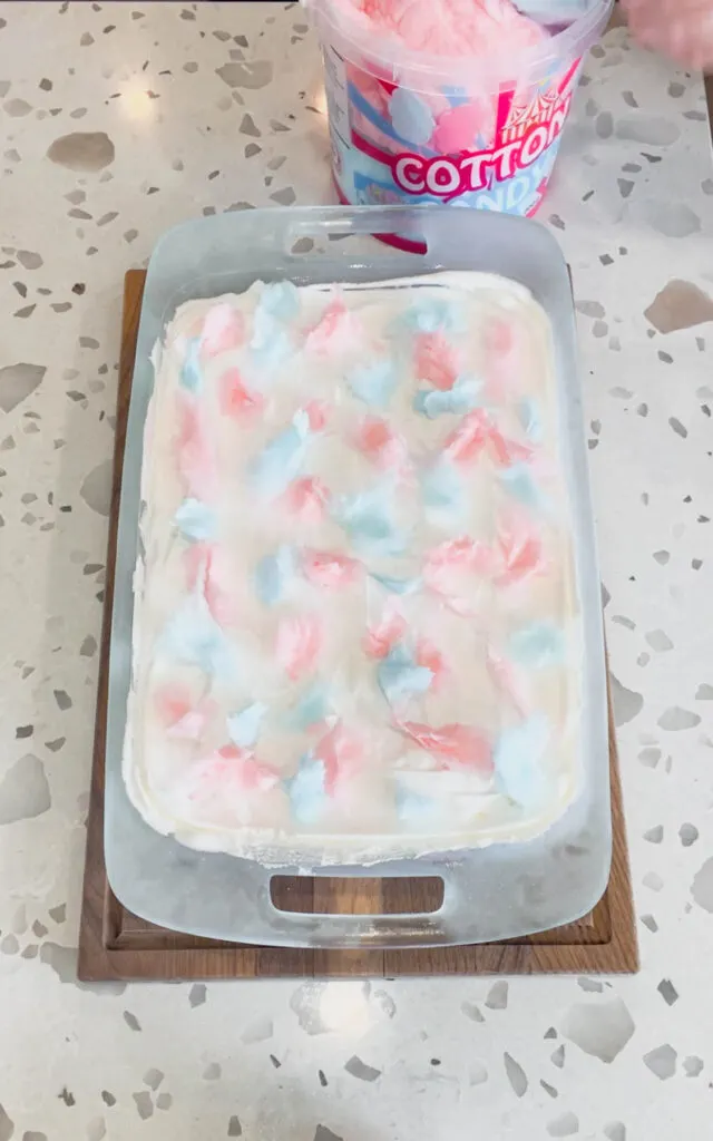 Cotton Candy Ice Cream Cake - THIS IS NOT DIET FOOD