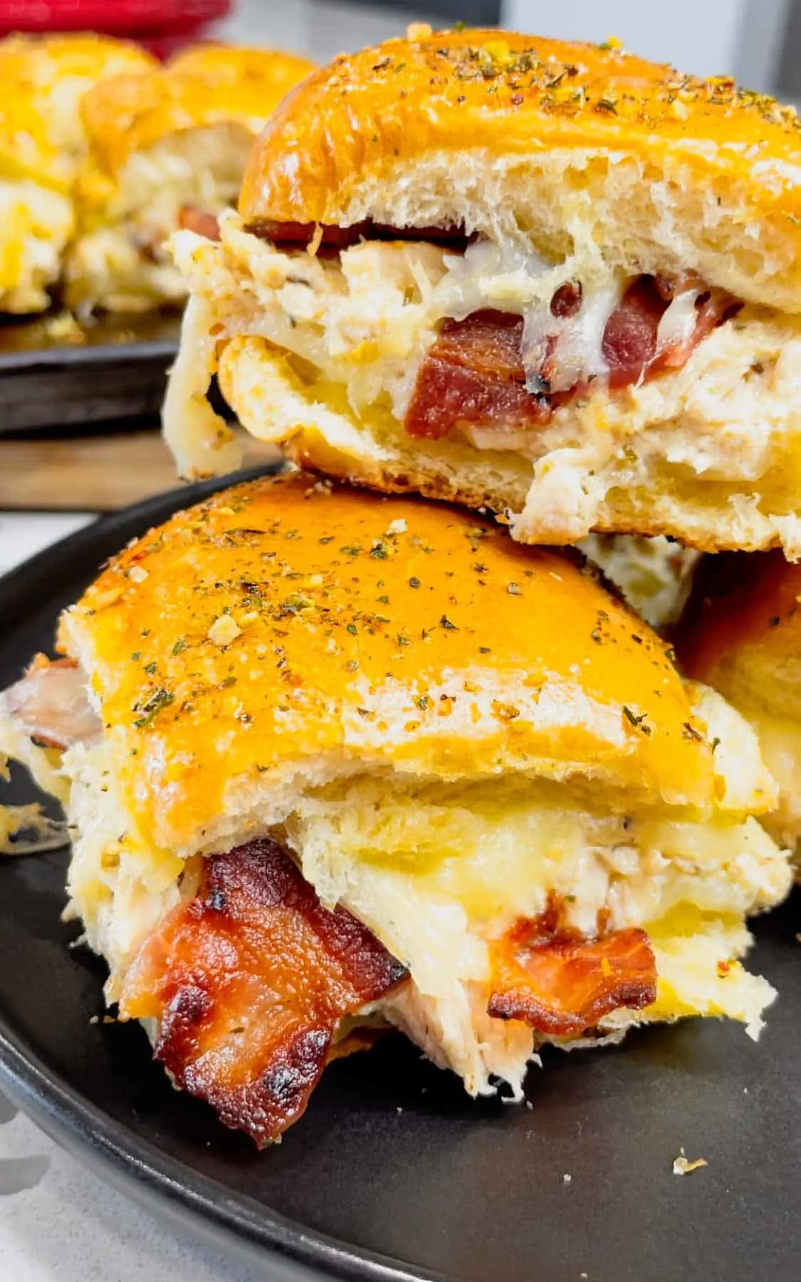 Garlic Parmesan Chicken Sliders - THIS IS NOT DIET FOOD