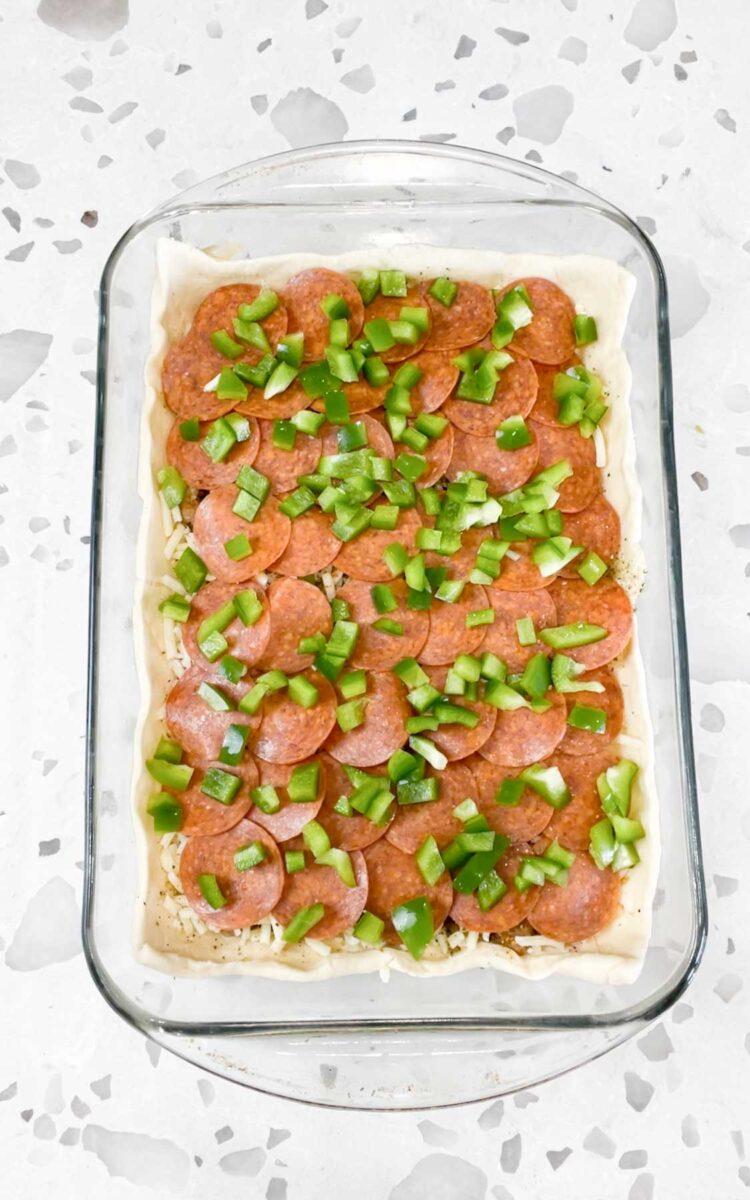 Pizza Pot Pie - THIS IS NOT DIET FOOD