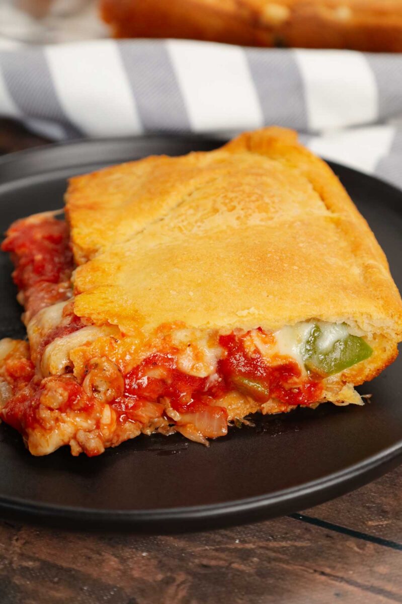 Pizza Pot Pie - THIS IS NOT DIET FOOD