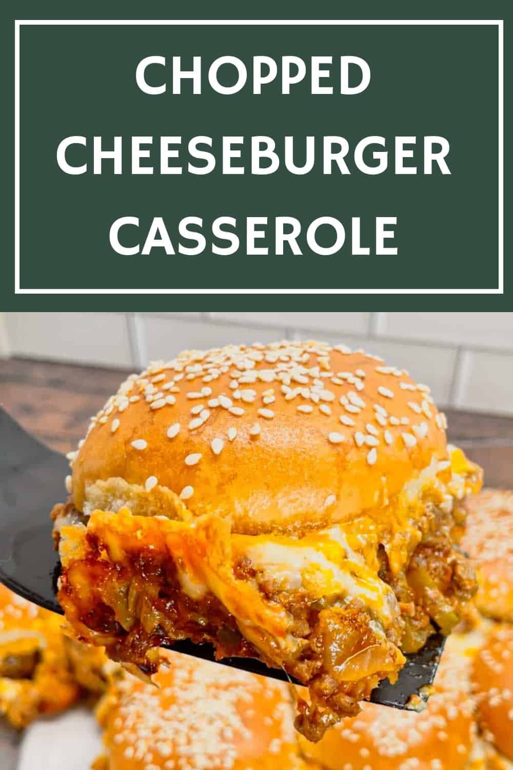 Chopped Cheeseburger Casserole - THIS IS NOT DIET FOOD
