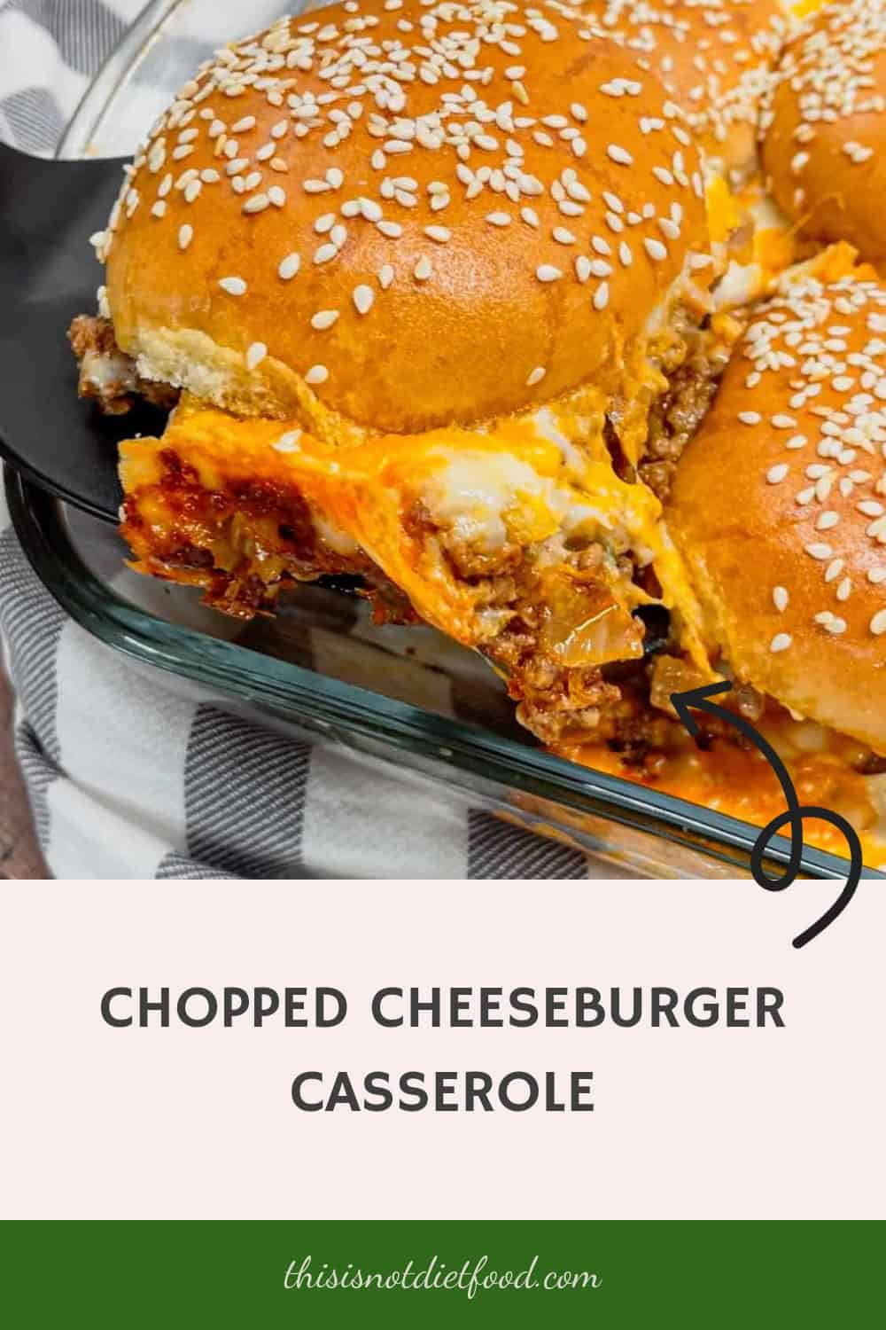 Chopped Cheeseburger Casserole - THIS IS NOT DIET FOOD