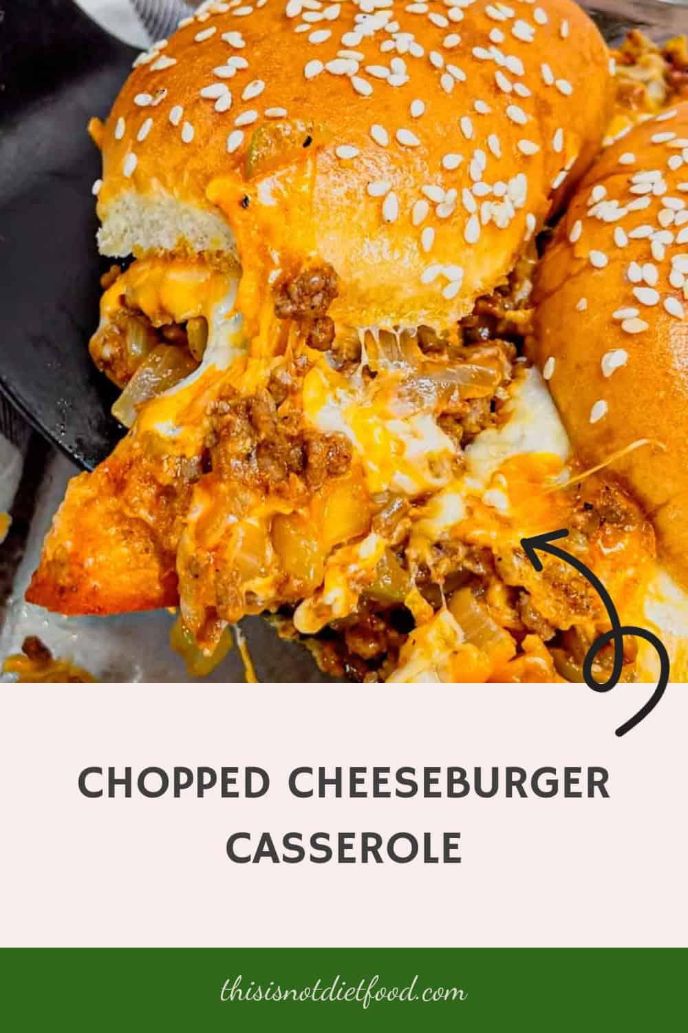 Chopped Cheeseburger Casserole - THIS IS NOT DIET FOOD