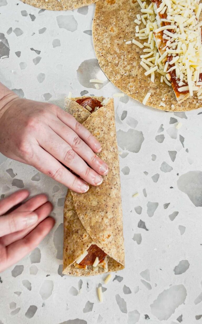 Chicken and Pepperoni Pizza Melts - High Protein - THIS IS NOT DIET FOOD