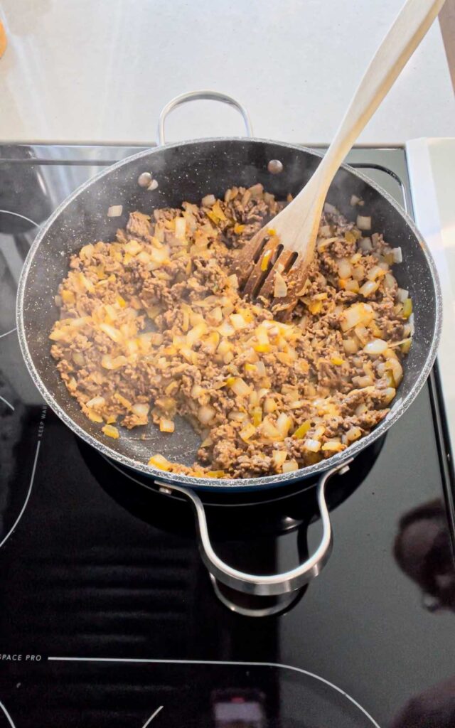 Chopped Cheeseburger Casserole - THIS IS NOT DIET FOOD