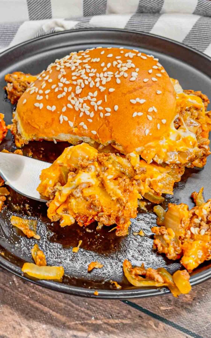 Chopped Cheeseburger Casserole - THIS IS NOT DIET FOOD