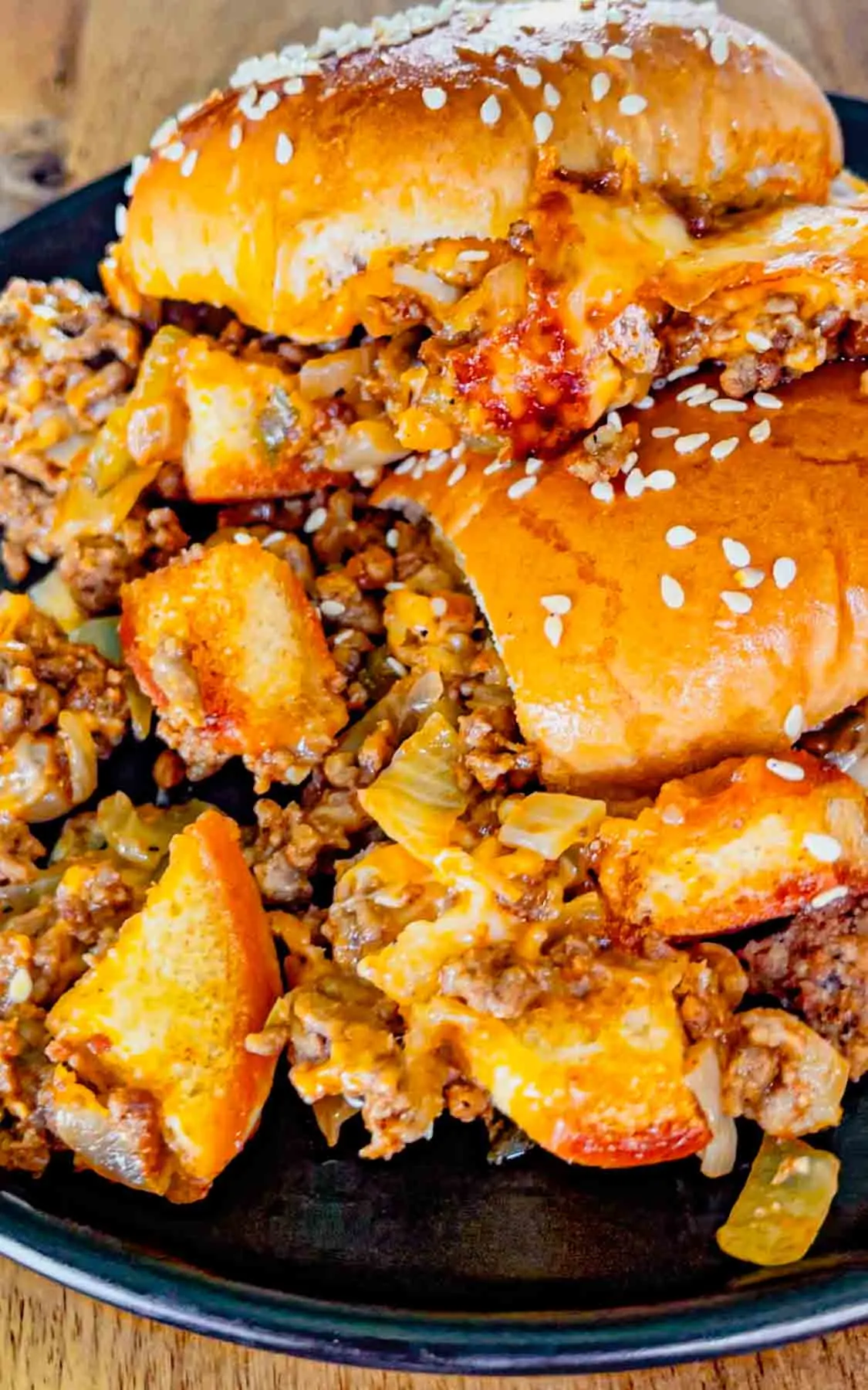 Chopped Cheeseburger Casserole - THIS IS NOT DIET FOOD