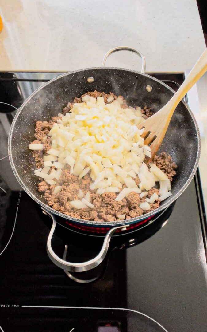 Chopped Cheeseburger Casserole - THIS IS NOT DIET FOOD