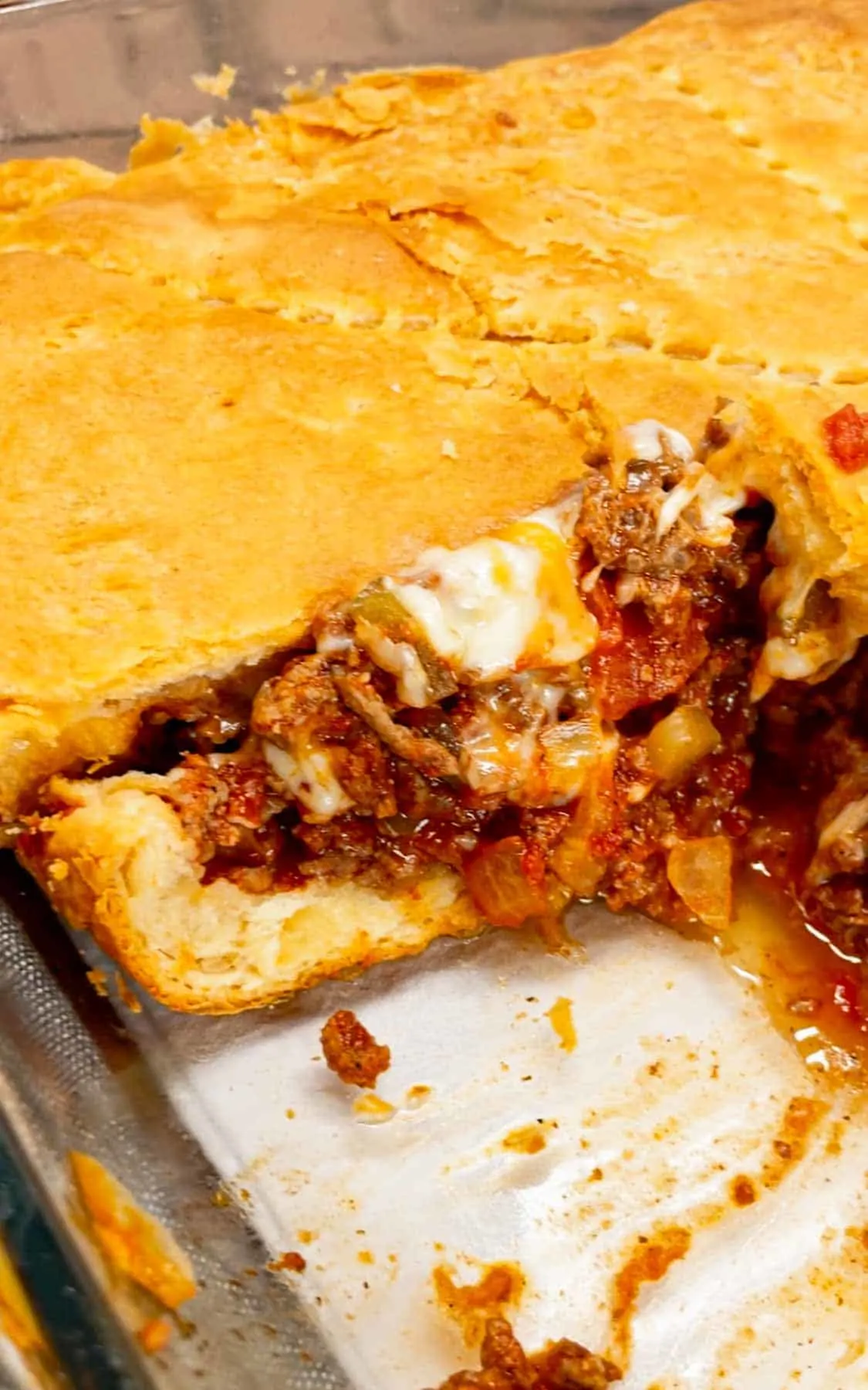 Crescent Roll Cheeseburger Casserole - THIS IS NOT DIET FOOD