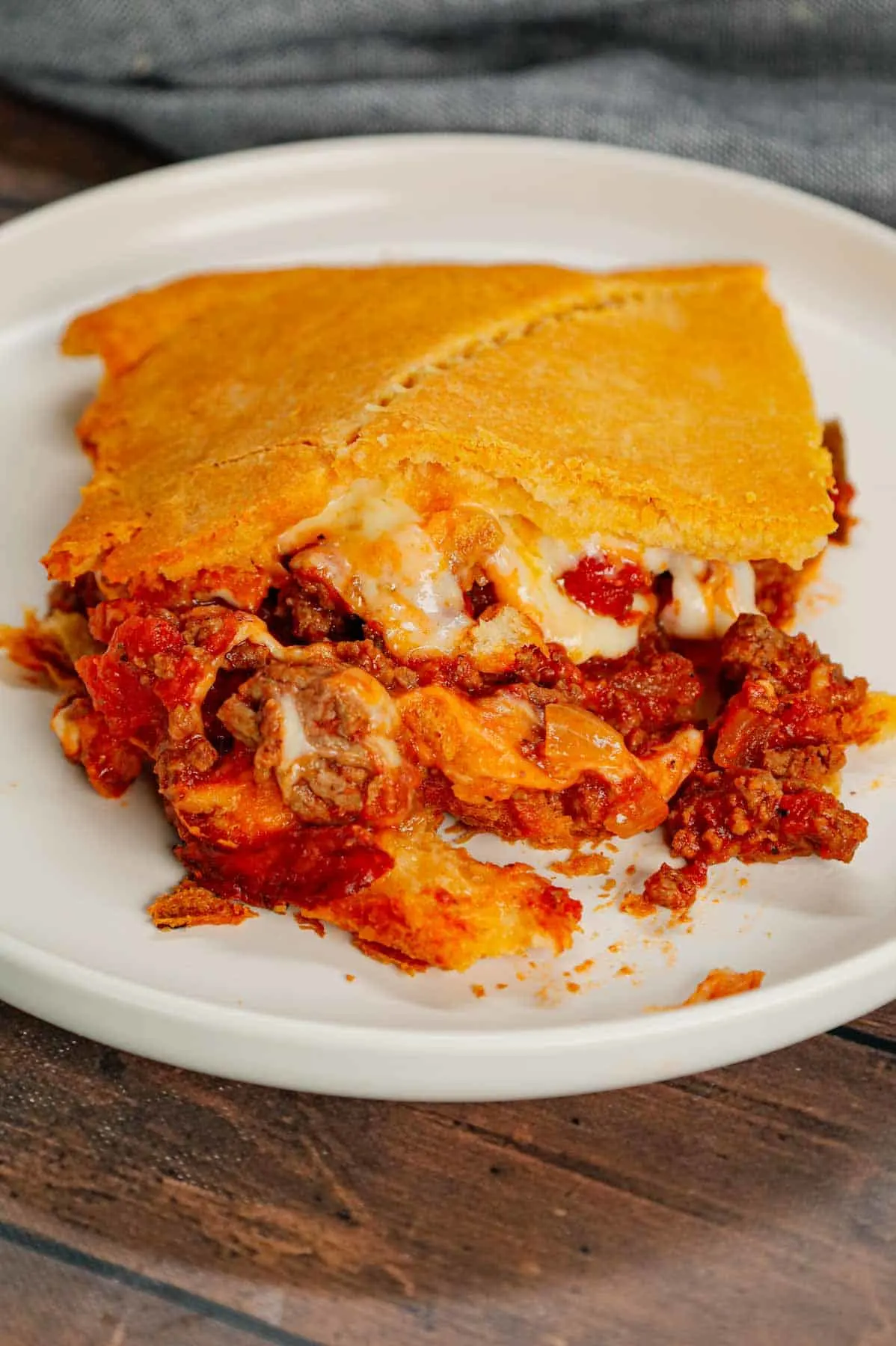 Crescent Roll Cheeseburger Casserole - THIS IS NOT DIET FOOD