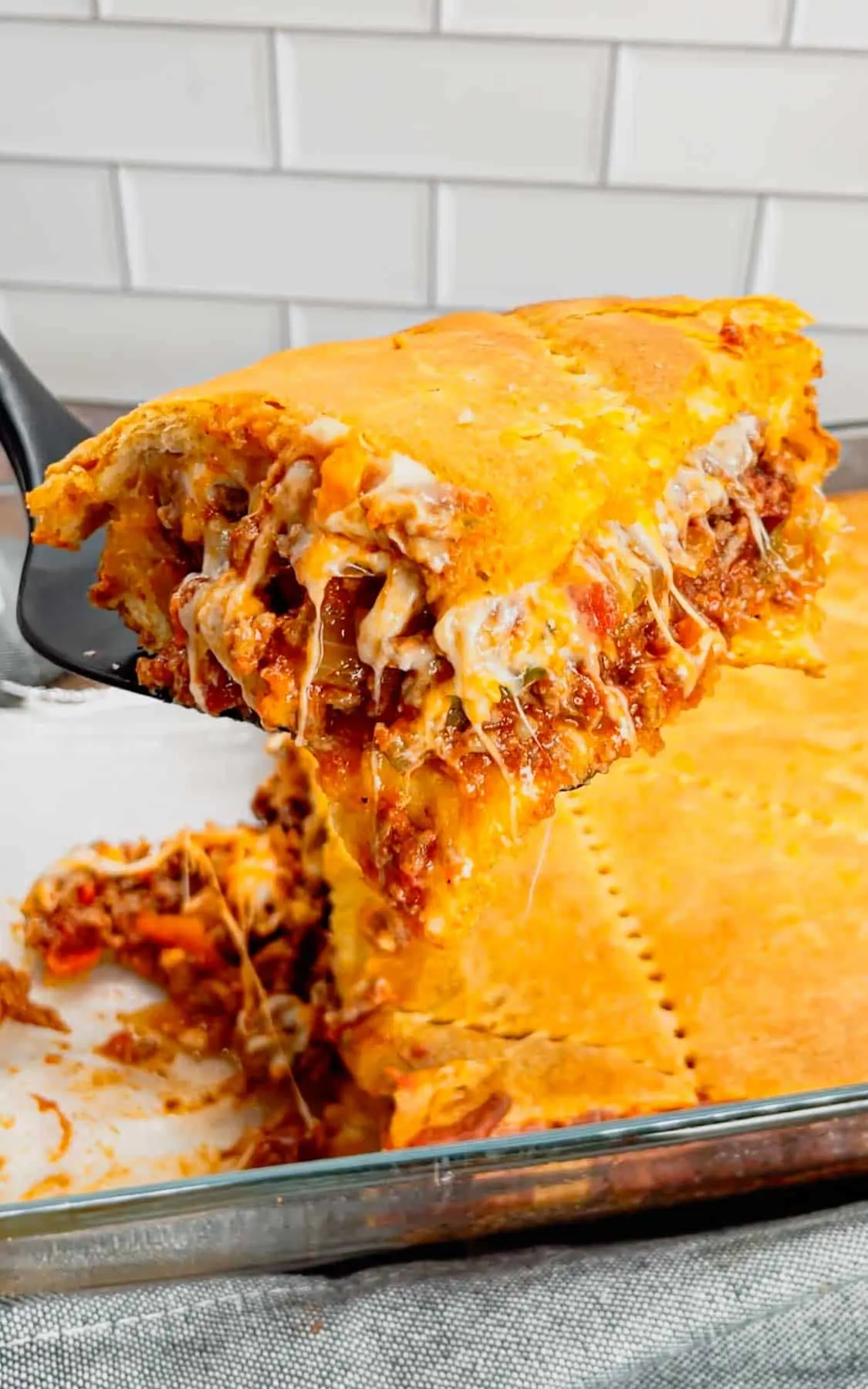 Crescent Roll Cheeseburger Casserole - THIS IS NOT DIET FOOD