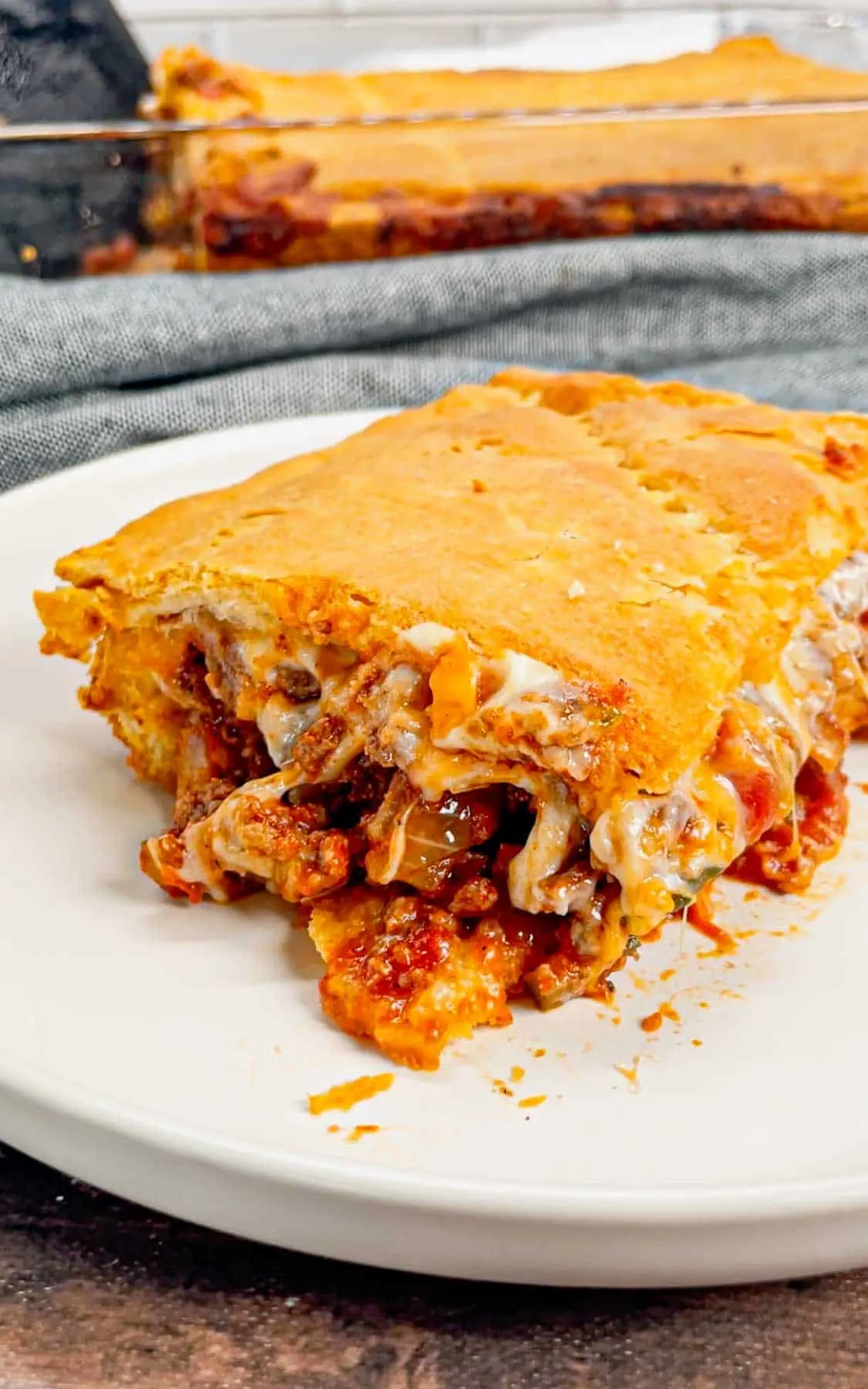 Crescent Roll Cheeseburger Casserole - THIS IS NOT DIET FOOD