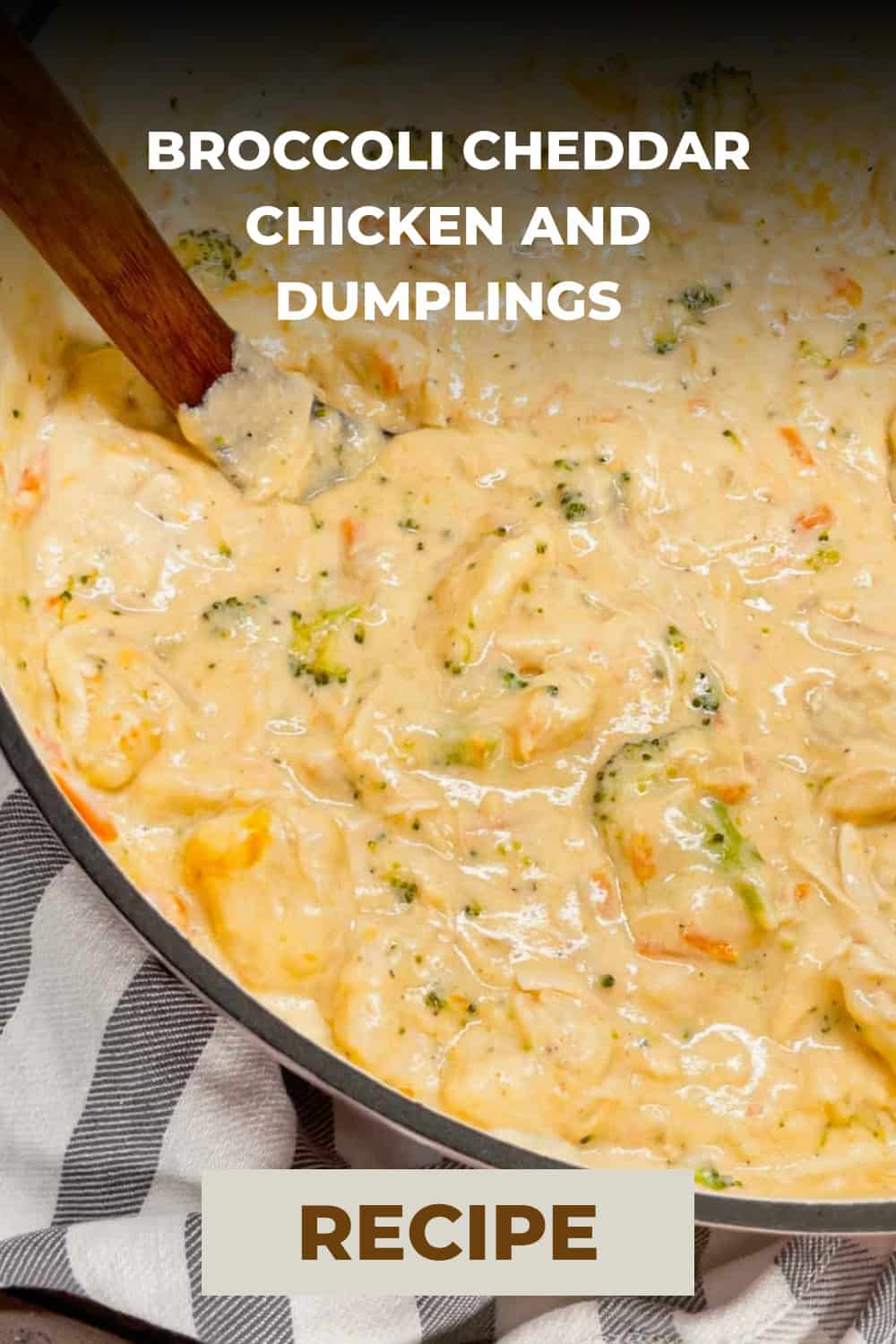 Broccoli Cheddar Chicken and Dumplings - THIS IS NOT DIET FOOD