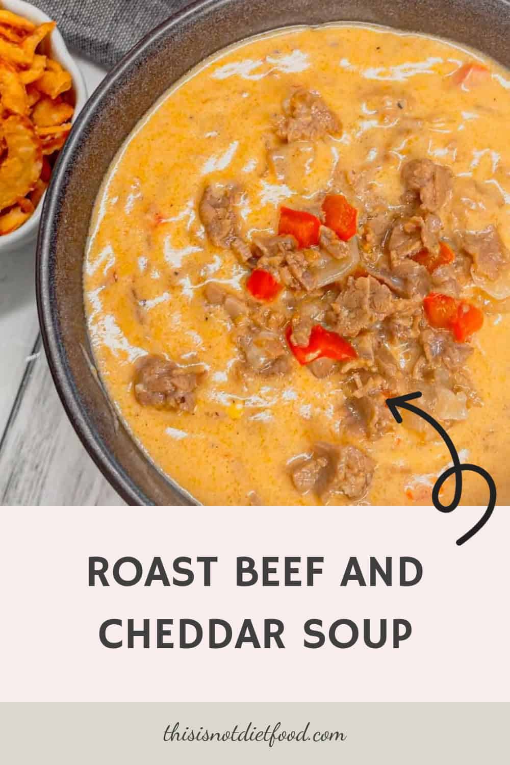 Roast Beef and Cheddar Soup - THIS IS NOT DIET FOOD