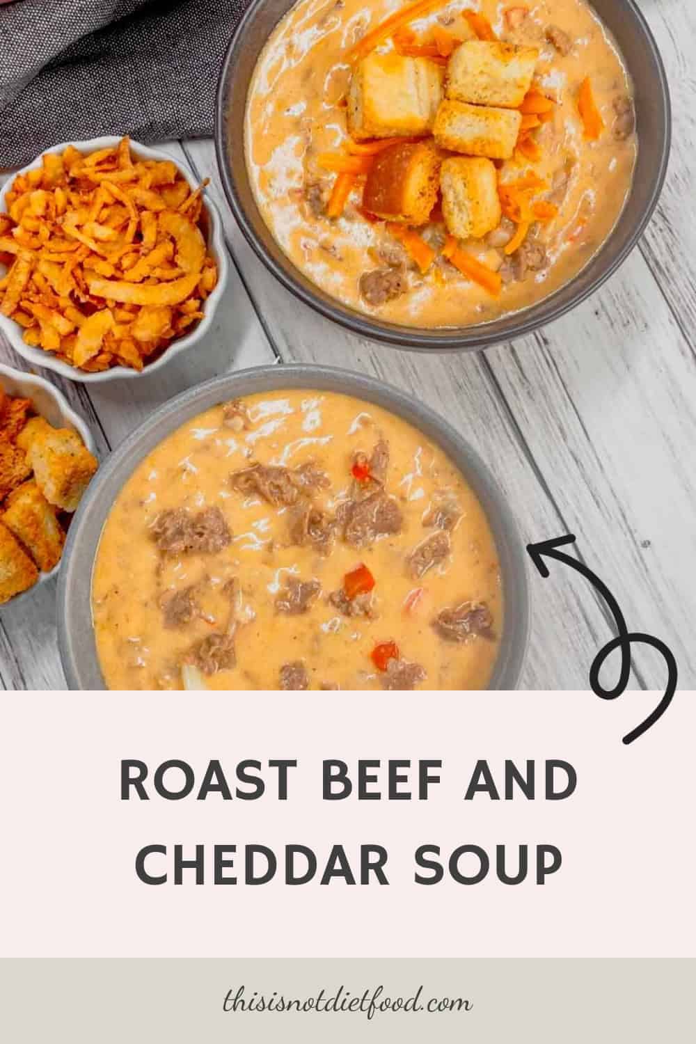 Roast Beef and Cheddar Soup - THIS IS NOT DIET FOOD
