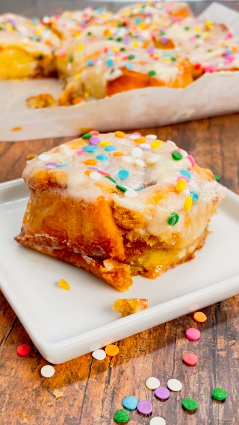 Sugar Cookie Stuffed Cinnamon Rolls - THIS IS NOT DIET FOOD