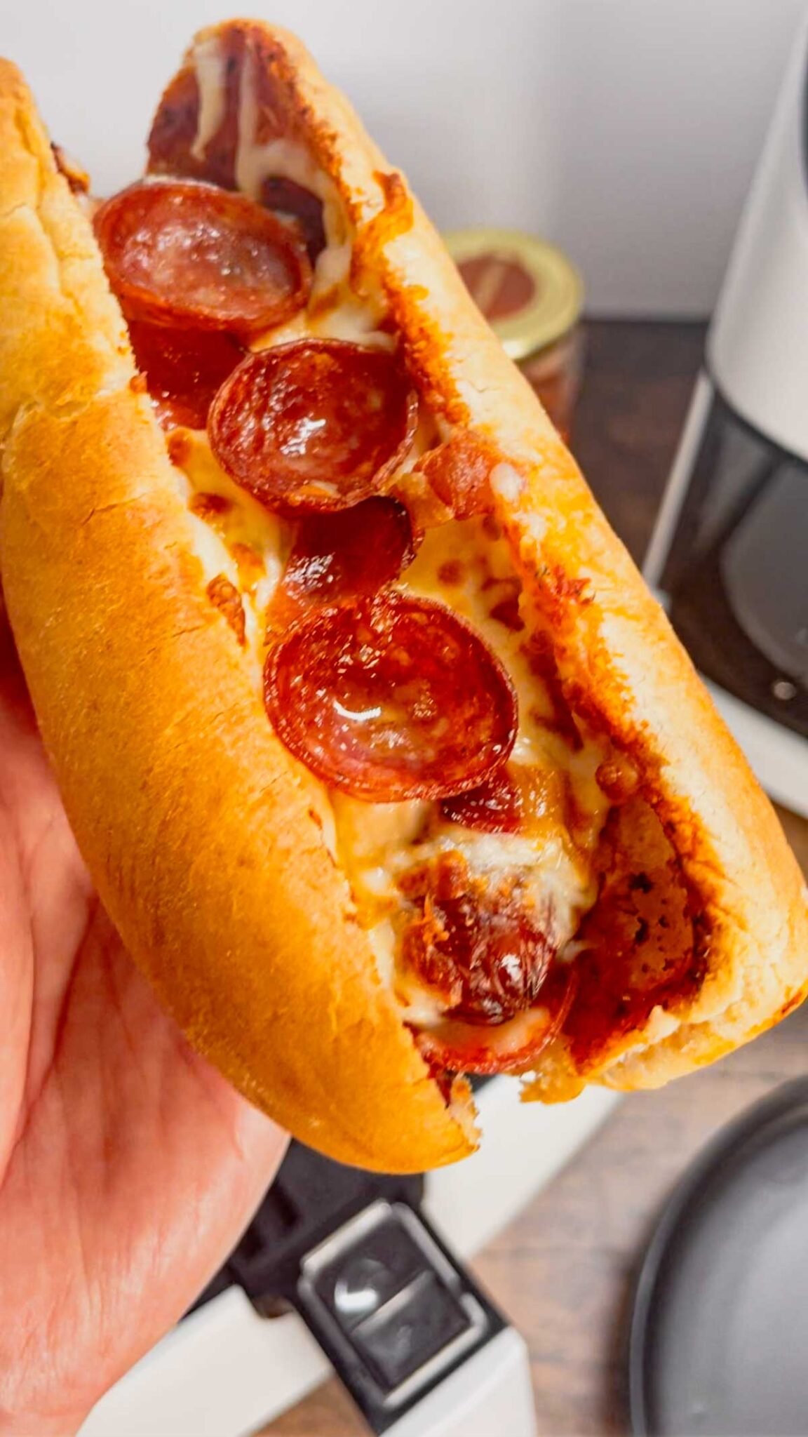 Air Fryer Pizza Dogs - THIS IS NOT DIET FOOD