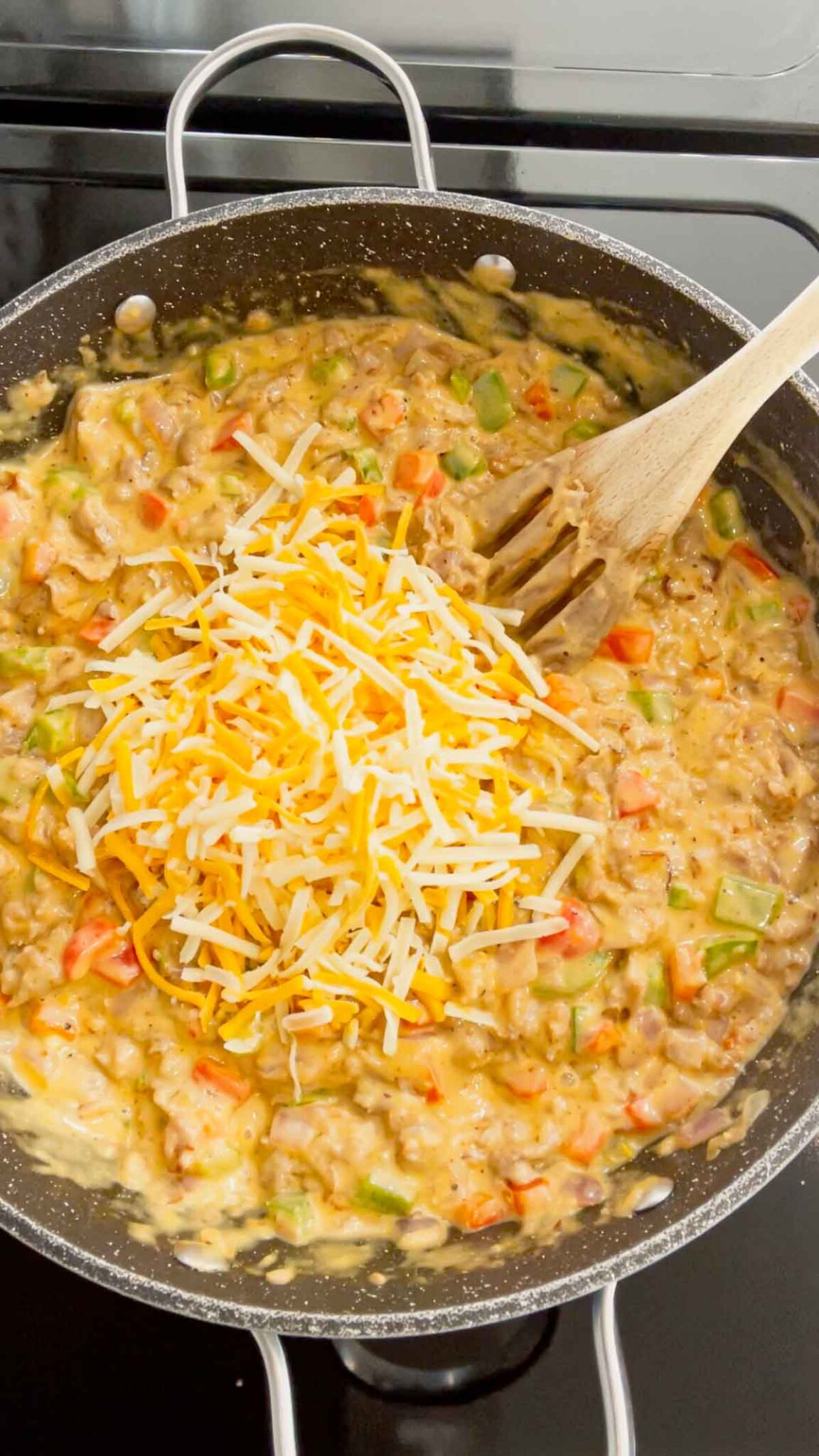 Cheddar Bay Philly Cheese Steak Cobbler - THIS IS NOT DIET FOOD