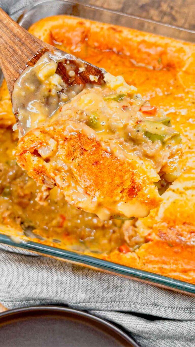 Cheddar Bay Philly Cheese Steak Cobbler - THIS IS NOT DIET FOOD