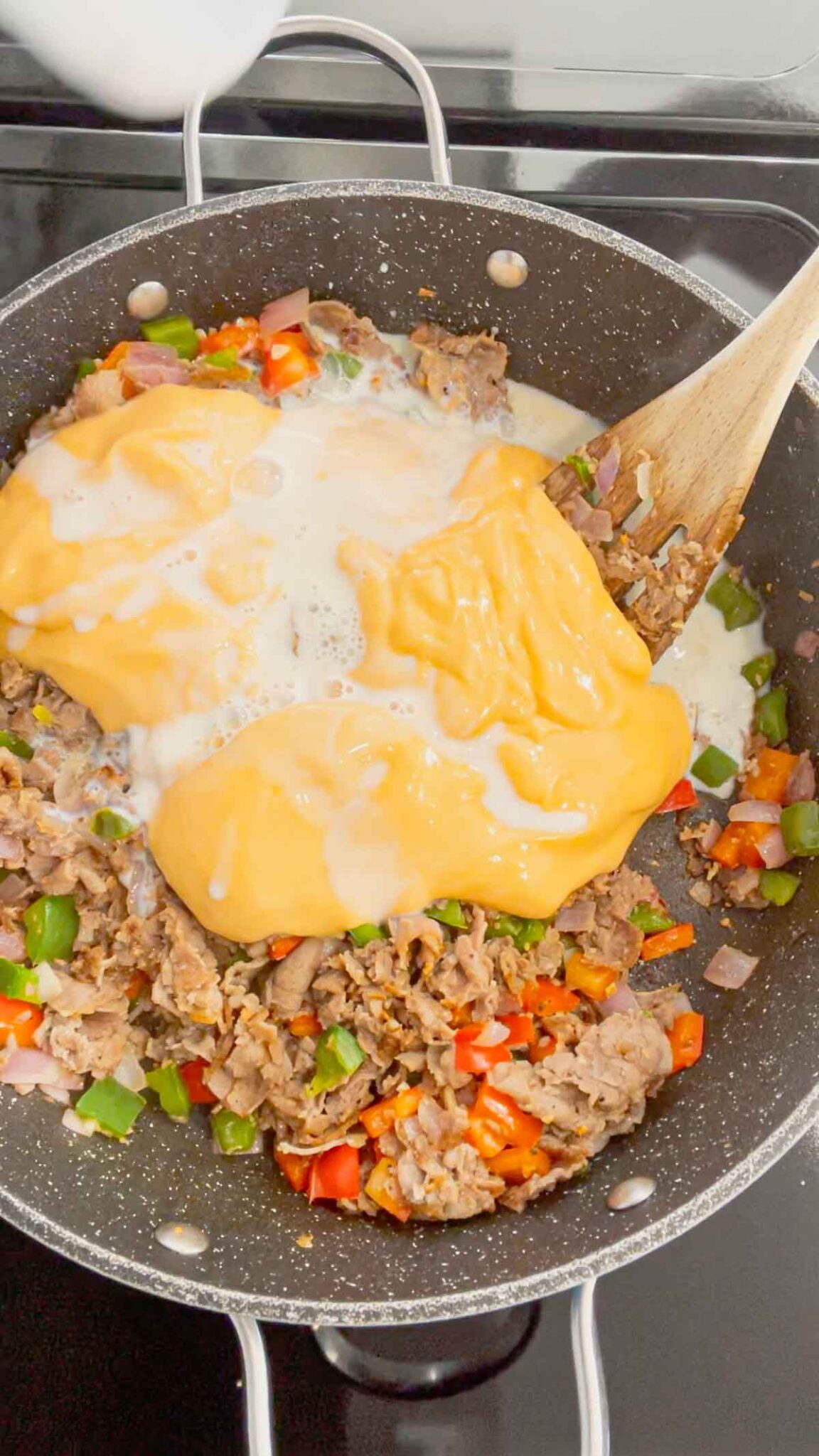 Cheddar Bay Philly Cheese Steak Cobbler - THIS IS NOT DIET FOOD