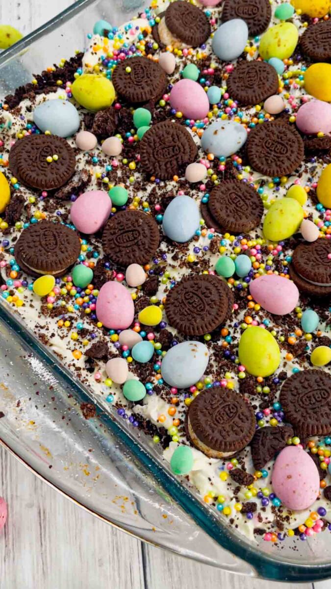 Easter Dirt Cake - THIS IS NOT DIET FOOD