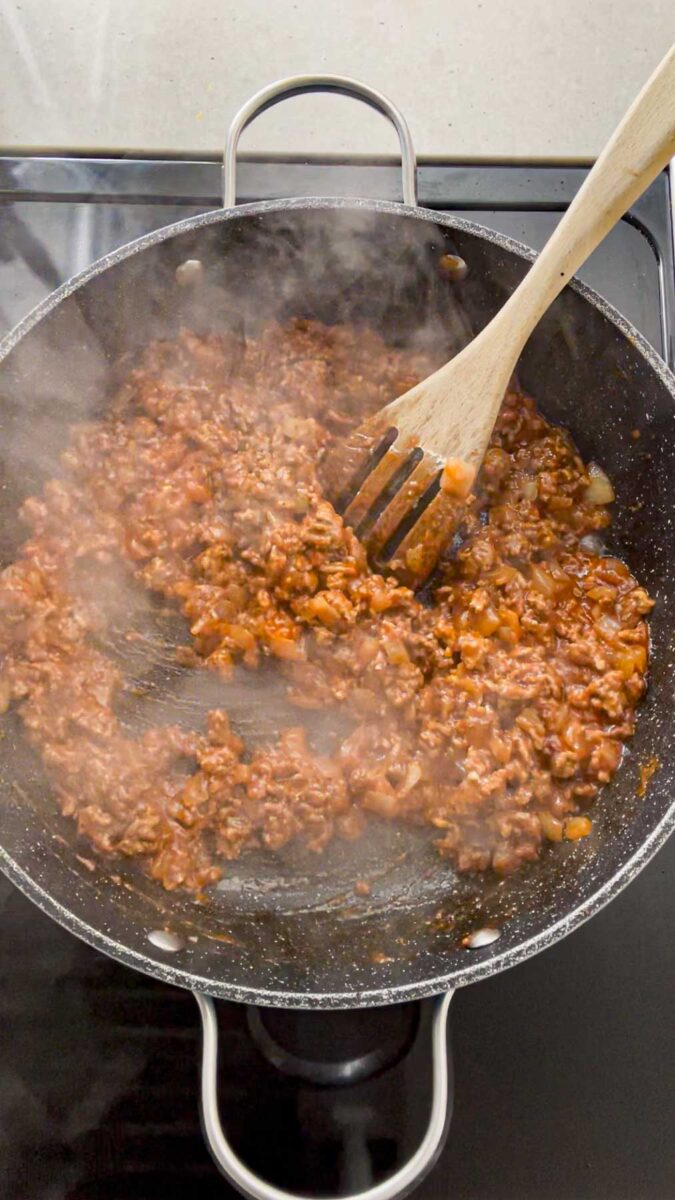 Sloppy Joe Pierogi Casserole - THIS IS NOT DIET FOOD