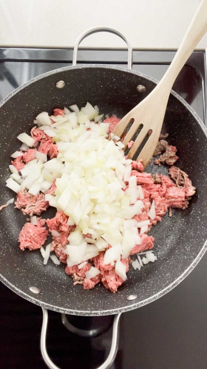 Sloppy Joe Pierogi Casserole - THIS IS NOT DIET FOOD