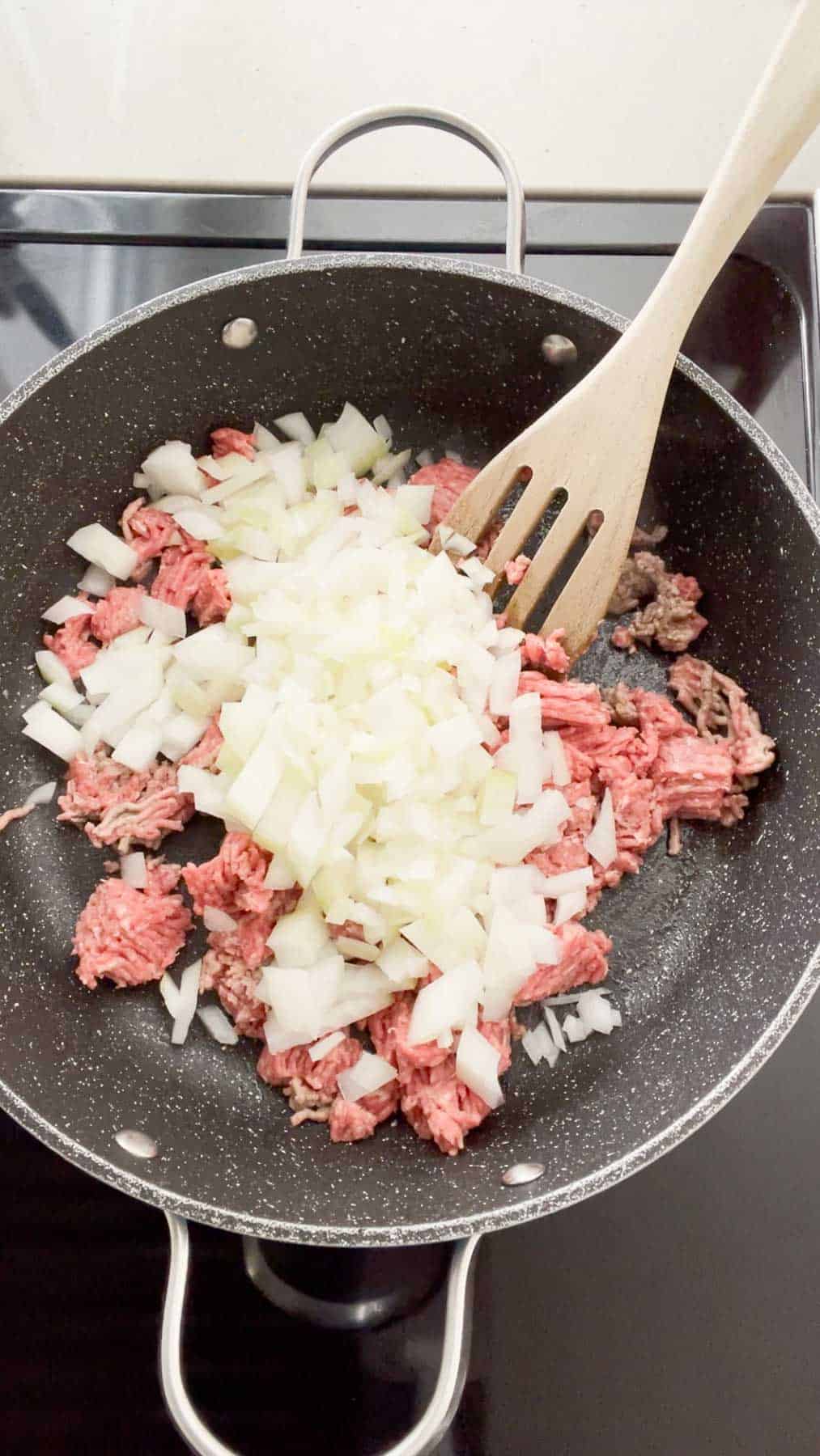 Sloppy Joe Pierogi Casserole - THIS IS NOT DIET FOOD