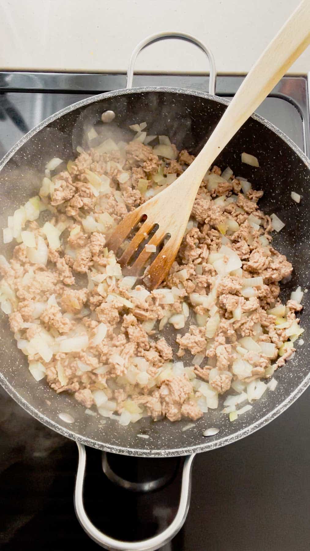 Sloppy Joe Pierogi Casserole - THIS IS NOT DIET FOOD