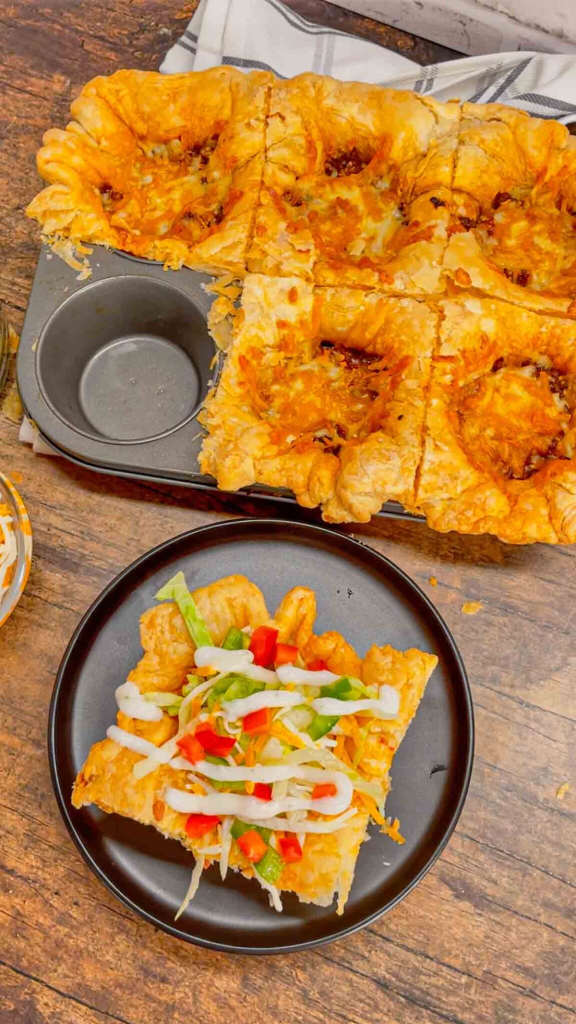 Individual Taco Pot Pies - THIS IS NOT DIET FOOD