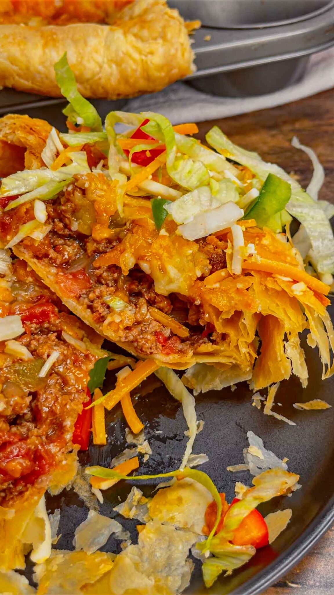 Individual Taco Pot Pies - THIS IS NOT DIET FOOD