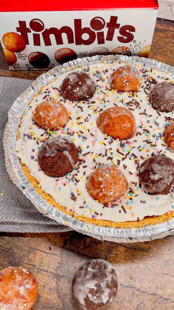 No Bake Timbit Cheesecake - THIS IS NOT DIET FOOD